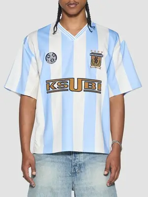 Ksubi Offside Short-sleeve Jersey - Skyblue