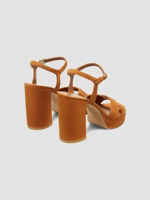 STUART WEITZMAN Dayna 100mm Suede Platform Sandals