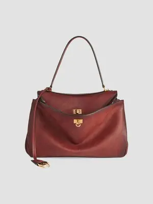 Balenciaga Rodeo Medium Top Handle Bag - Brick