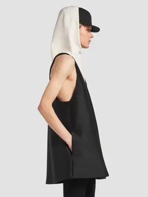 Balenciaga Scooped Mini Dress
