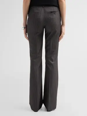 Ksubi Soho Pinstriped Boot-cut Pants