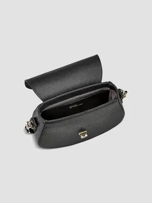Gigi New York Sophia Textured Leather Saddle Bag