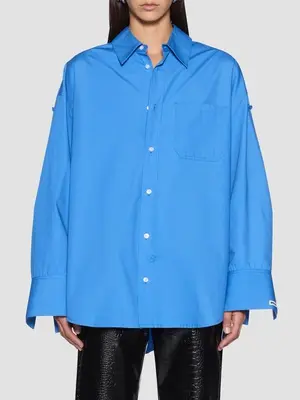Ksubi Astra Oversized Cotton Poplin Shirt