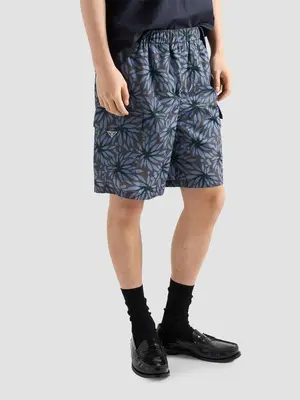 Prada Printed Re-nylon Swim Trunks - Grey