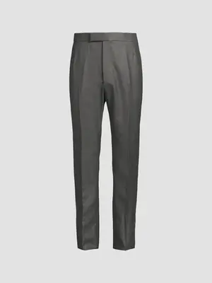 Thom Browne Fit 1 Back-strap Wool Twill Trousers - Grey