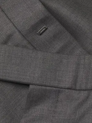 Thom Browne Fit 1 Back-strap Wool Twill Trousers - Grey