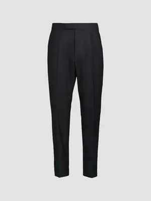 Thom Browne Fit 1 Back-strap Wool Twill Trousers Navy