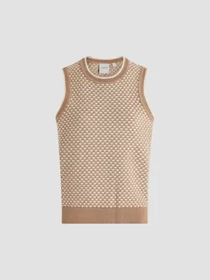 Varley Jenson Stitch Knit Cotton Tank