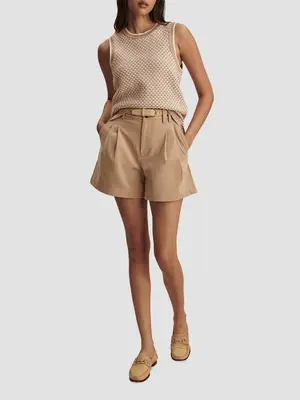 Varley Jenson Stitch Knit Cotton Tank