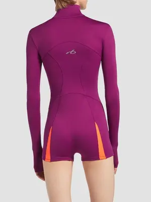 Balenciaga Techwear Short Long Sleeve Bodysuit