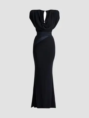 ZHIVAGO Ilium Stretch-jersey Body-con Gown - Black