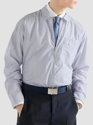 Prada Cotton Zipper Shirt