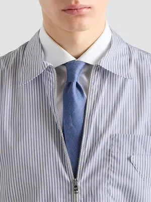 Prada Cotton Zipper Shirt