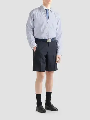 Prada Cotton Zipper Shirt