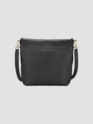 Gigi New York Andie Leather Crossbody Bag - Black