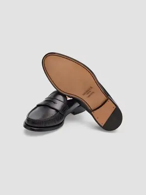 Thom Browne Pleated Varsity Mule Loafers