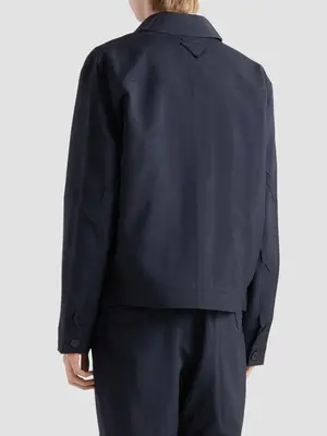 Prada Wool And Mohair Blouson Jacket