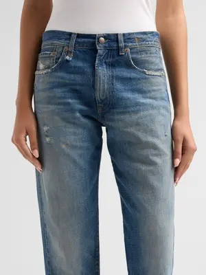 R13 Cuffed Boyfriend Jeans