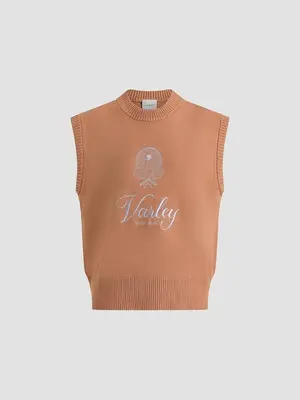 Varley Avis Namesake Knit Vest - Macaroon