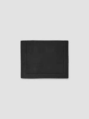 SFERRA Festival Square Linen Table Runner - Black
