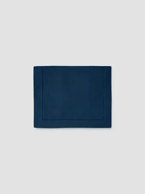 SFERRA Festival Square Linen Table Runner - Navy
