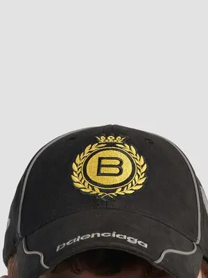 Balenciaga Naval Crest Cotton Cap