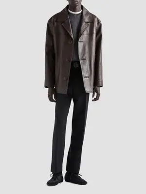 Prada Mohair Wool Pants - Black
