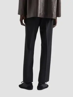 Prada Mohair Wool Pants - Black