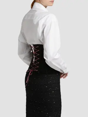 Thom Browne Silk Faille Cummerbund Corset