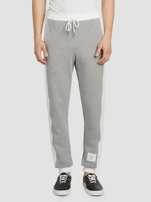 Thom Browne Engineered 4 Bar Classic Loopback Jersey Sweatpants
