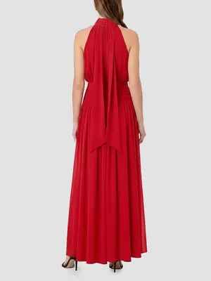 NICHOLAS THE LABEL Tessa Pleated Maxi Dress