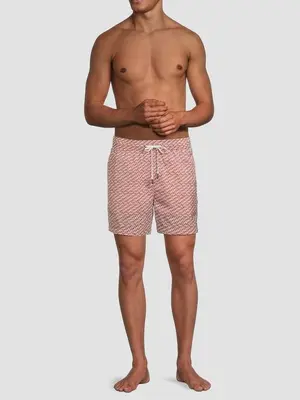 Onia Calder Printed Swim Shorts