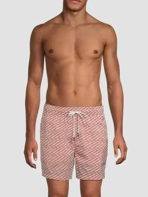 Onia Calder Printed Swim Shorts
