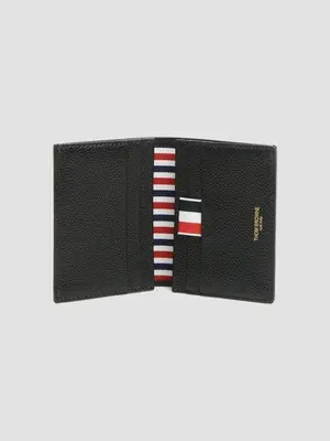 Thom Browne Tricolor-striped Leather Bifold Card Case