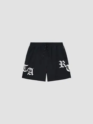RtA Chaparral Mark Swim Shorts - Black