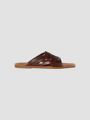 Miu Miu Leather Slides