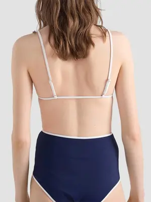 Prada Jersey Bikini Top - Blue