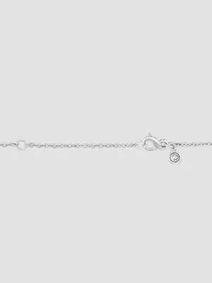 Saks Fifth Avenue Collection Sterling Dog Tag Pendant Necklace