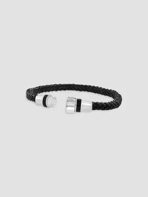 Saks Fifth Avenue Collection 925 Sterling Silver & Agate Cord Bracelet