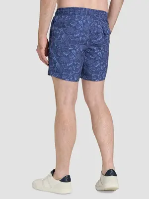 SAKS FIFTH AVENUE Collection Beach Shells Printed Drawstring Swim Shorts