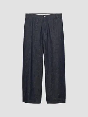 Prada Regular Raw Denim Jeans - Blue