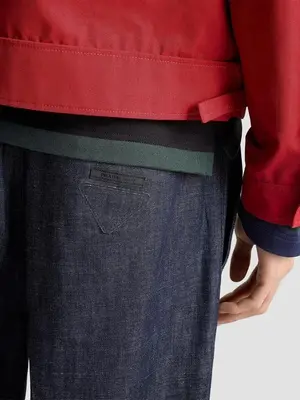 Prada Regular Raw Denim Jeans