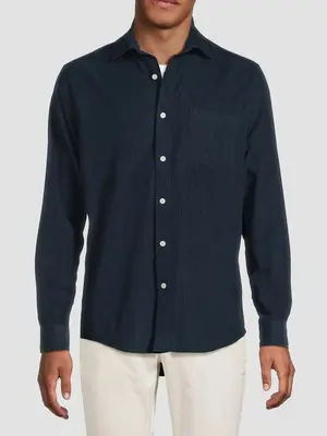 Onia Corduroy Long-sleeve Button-front Shirt