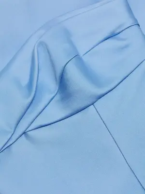 Monique Lhuillier Mikado Strapless Cocktail Dress