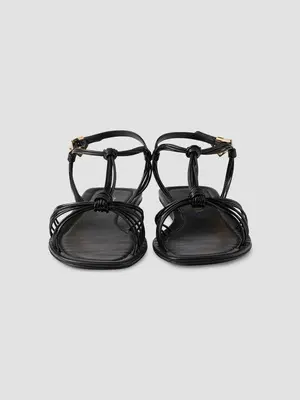 Prada Patent Leather Sandals - Black