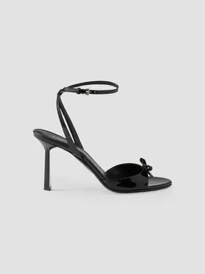 Prada Patent Leather Sandals - Black
