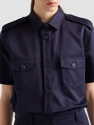 Prada Short Sleeved Chino Shirt