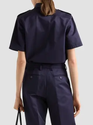 Prada Short Sleeved Chino Shirt