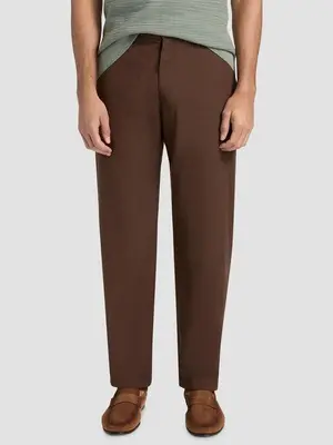 Onia Linen-blend Trousers - Espresso