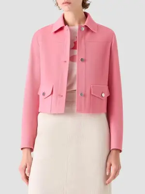 Akris Felted Wool-cotton Jacket